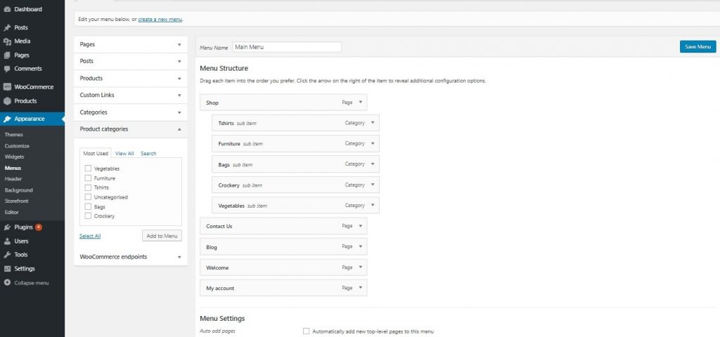 How to show WooCommerce categories in the menu - Tyche Softwares