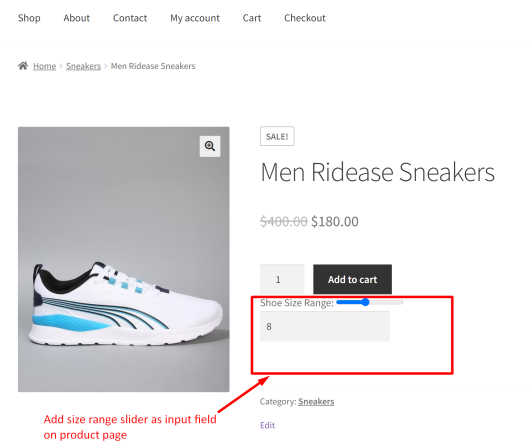 How to Add Range Slider on WooCommerce Product Page? - Tyche Softwares