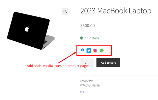 How To Add Social Media Icons On Woocommerce Product Pages Tyche Softwares