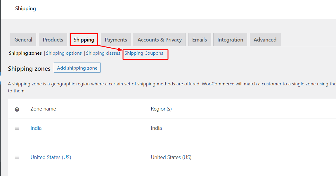 How to Add a Section to the WooCommerce Settings Under the "Shipping" Tab? - Tyche Softwares