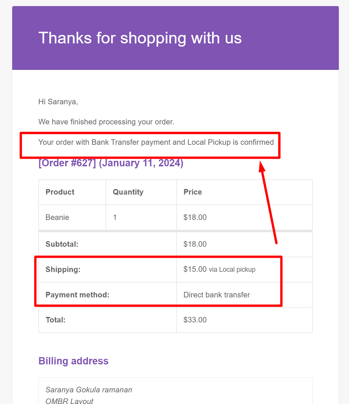 How to Customize WooCommerce Email Content Based on Payment Method and Shipping Method? - Tyche ...