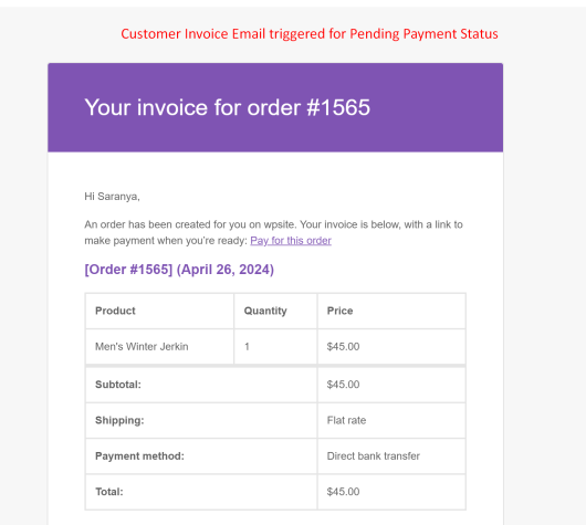 How to Send Email for Pending Payment Status To Customers in WooCommerce ? - Tyche Softwares
