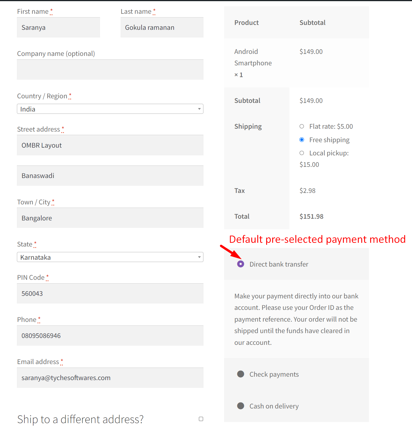 How to Remove the Default Pre-selected Payment Method on the WooCommerce Checkout Page? - Tyche ...