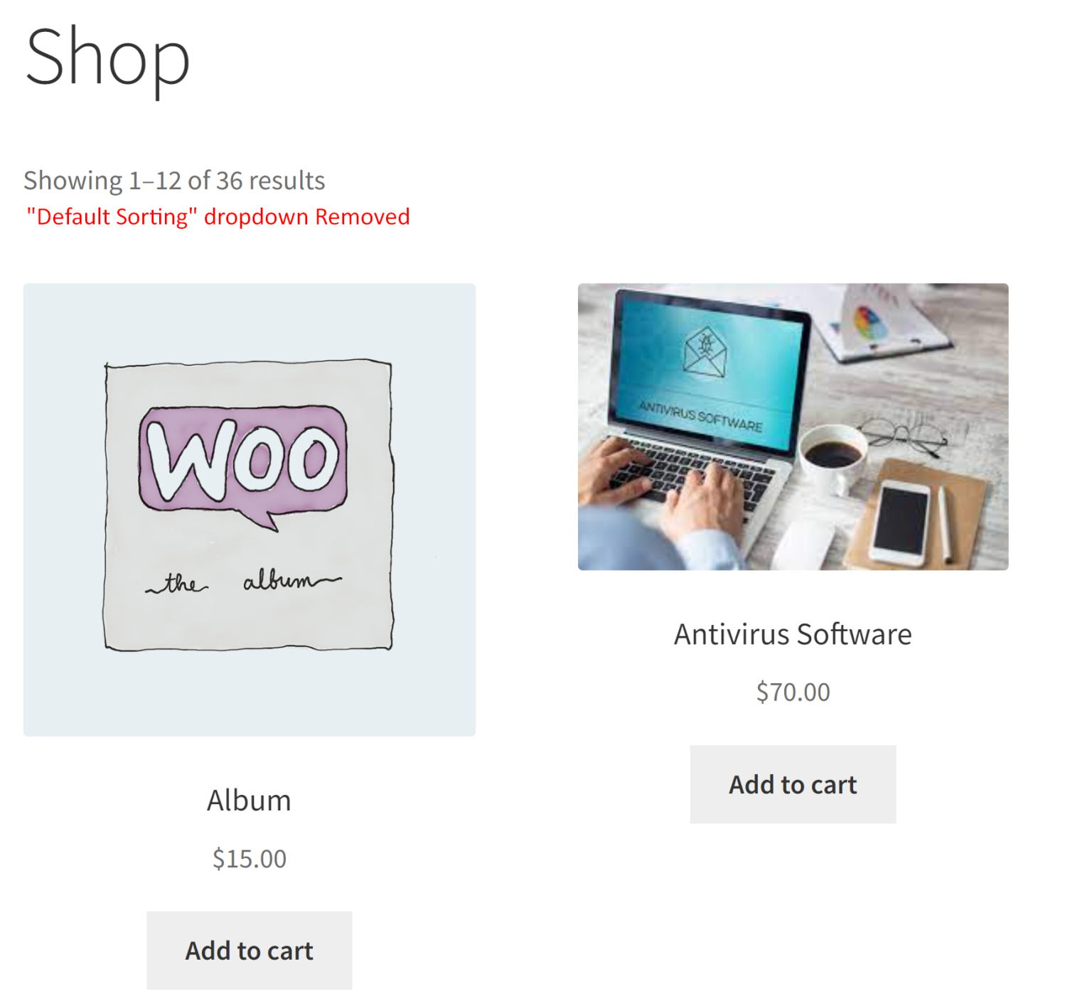 How to Remove the “Default Sorting” Dropdown in WooCommerce? - Tyche Softwares