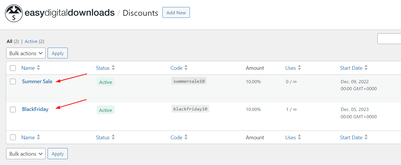 How To Delete Coupon Code Programmatically In Easy Digital Downloads Tyche Softwares
