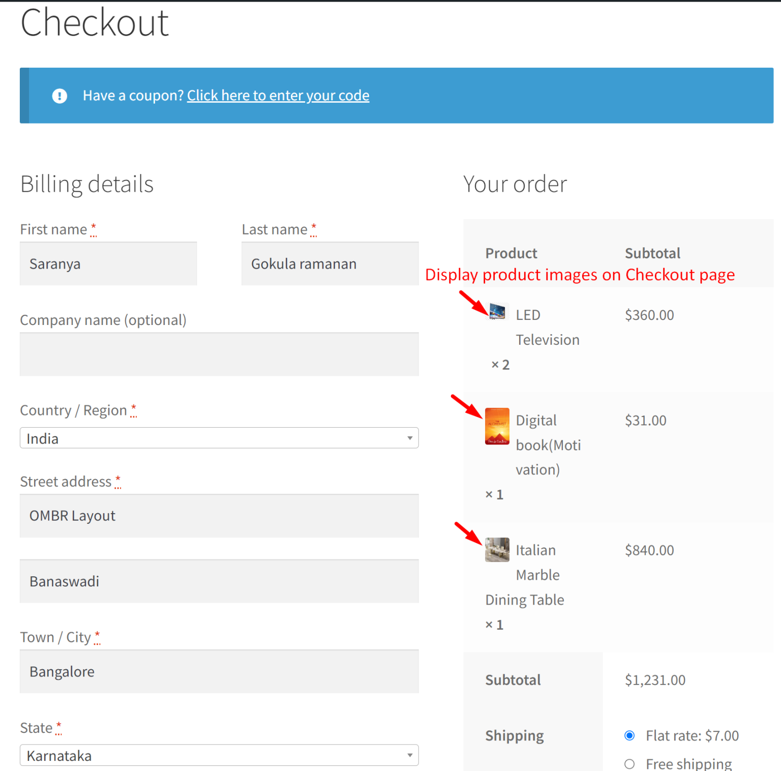 How to Add Product Images to WooCommerce Checkout Page? - Tyche Softwares
