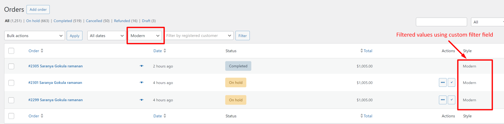 How to Add a Custom Filter Field and Custom Column in WooCommerce Admin Orders Page? - Tyche ...