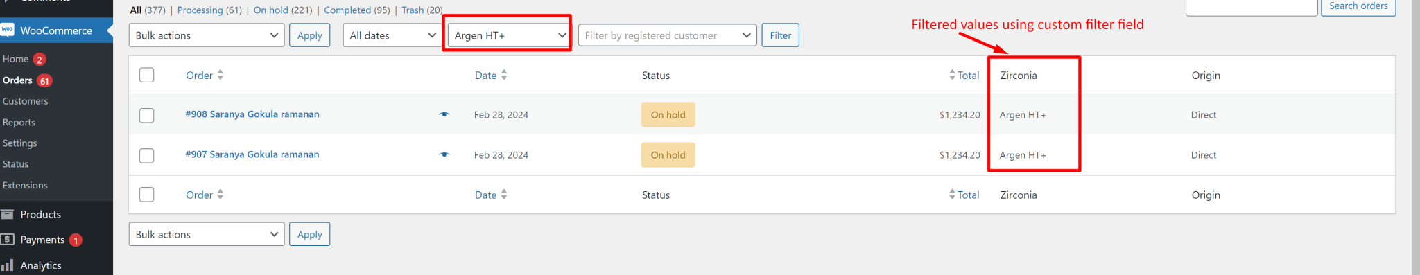 How To Add A Payment Gateway Filter Field In Woocommerce Admin Orders Page Tyche Softwares