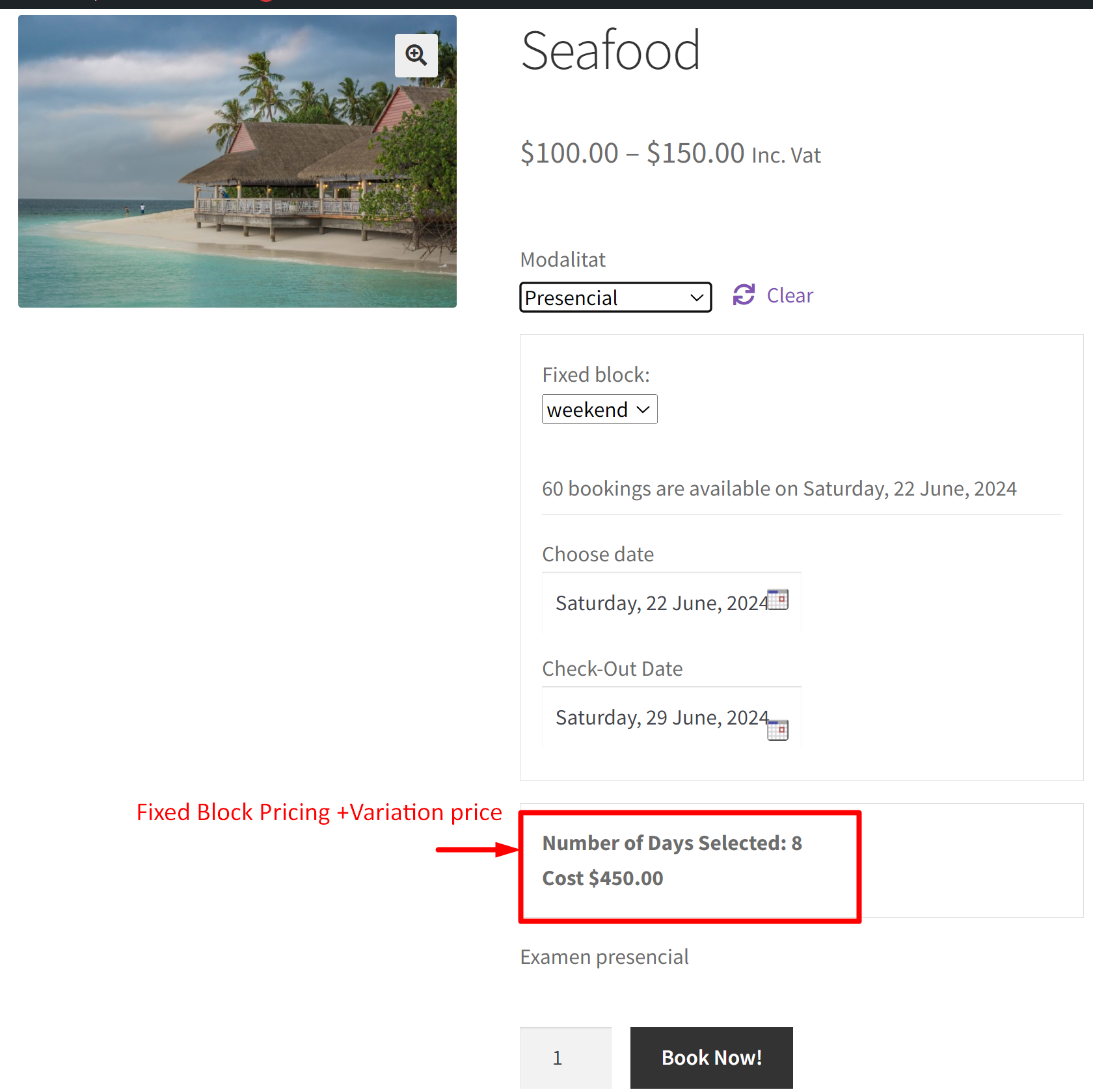 How to Restrict Adding the Variation Price to the Fixed Block Price in ...