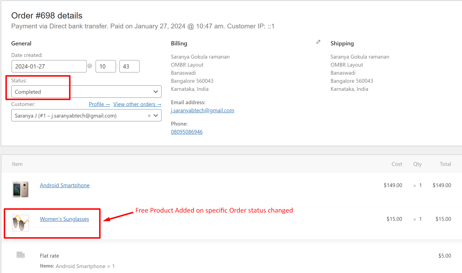How to Add a BOGO (Buy One Get One) Offer on Order Status Change in WooCommerce? - Tyche Softwares