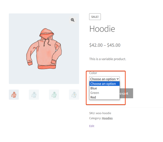 How To Gray Out Out Of Stock Variation Products In Woocommerce Tyche