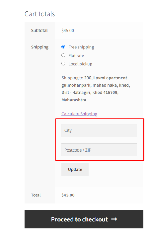 How to Hide Country & State Field in the WooCommerce Shipping Calculator on the Cart Page ...