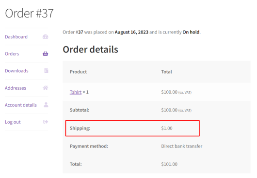 How to Hide 'Shipping Via' Text from Thank You and View Order Pages in WooCommerce? - Tyche ...