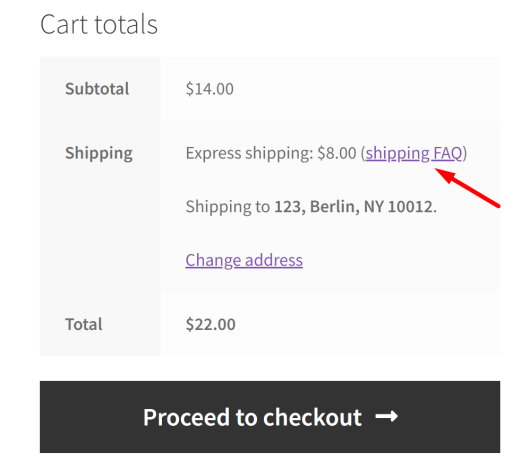 How to Add Hyperlink to Shipping Method Label @ Cart & Checkout in WooCommerce? - Tyche Softwares