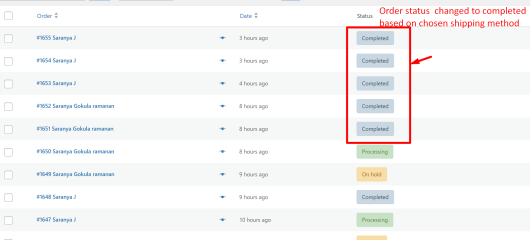 How to Change WooCommerce Order Status based on Shipping Method? - Tyche Softwares