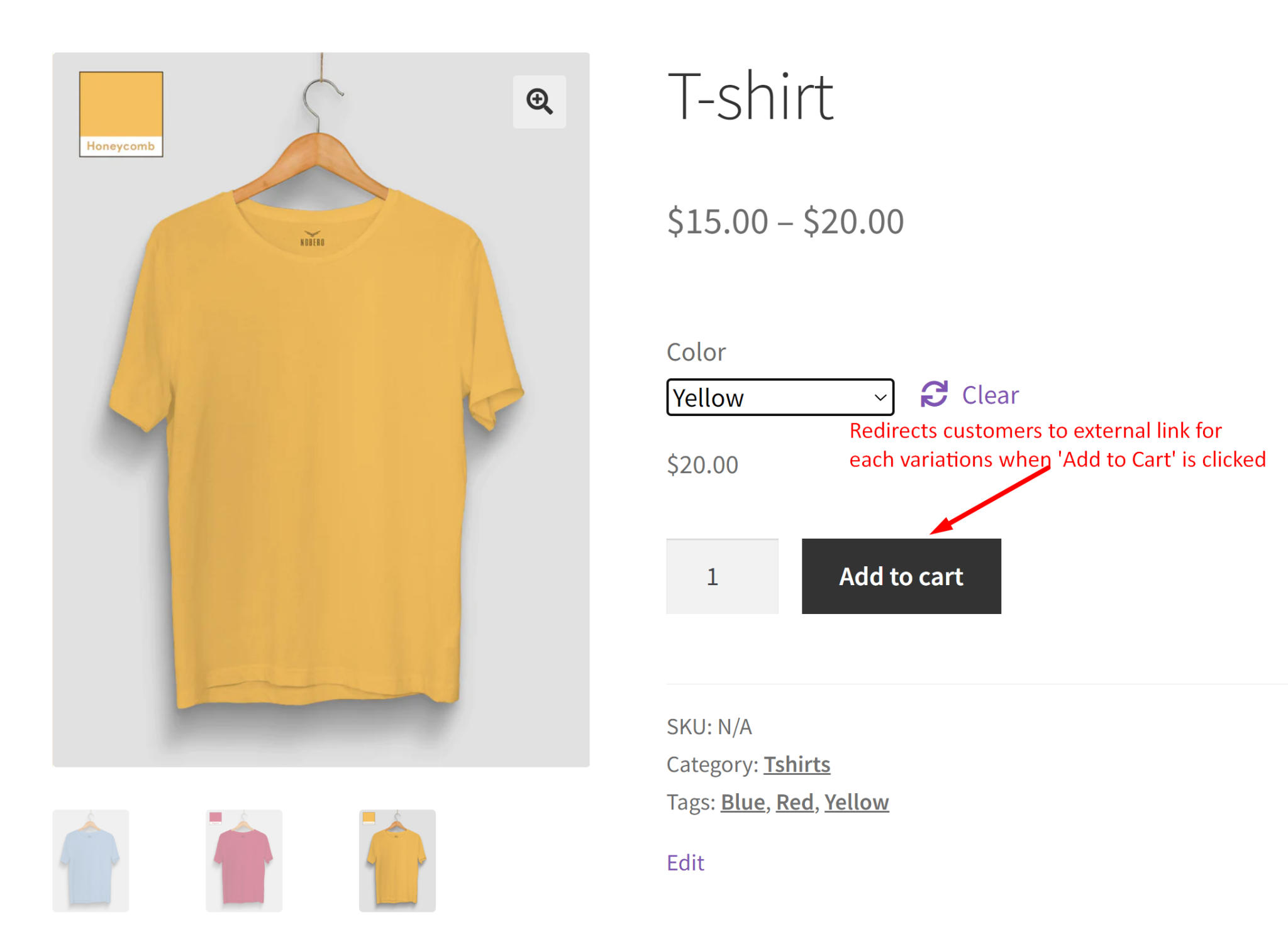 How To Add External Links For Each Variations And Open It In New Tab For Woocommerce Variable