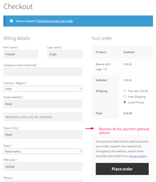 How to Remove Payment Gateways From WooCommerce? - Tyche Softwares