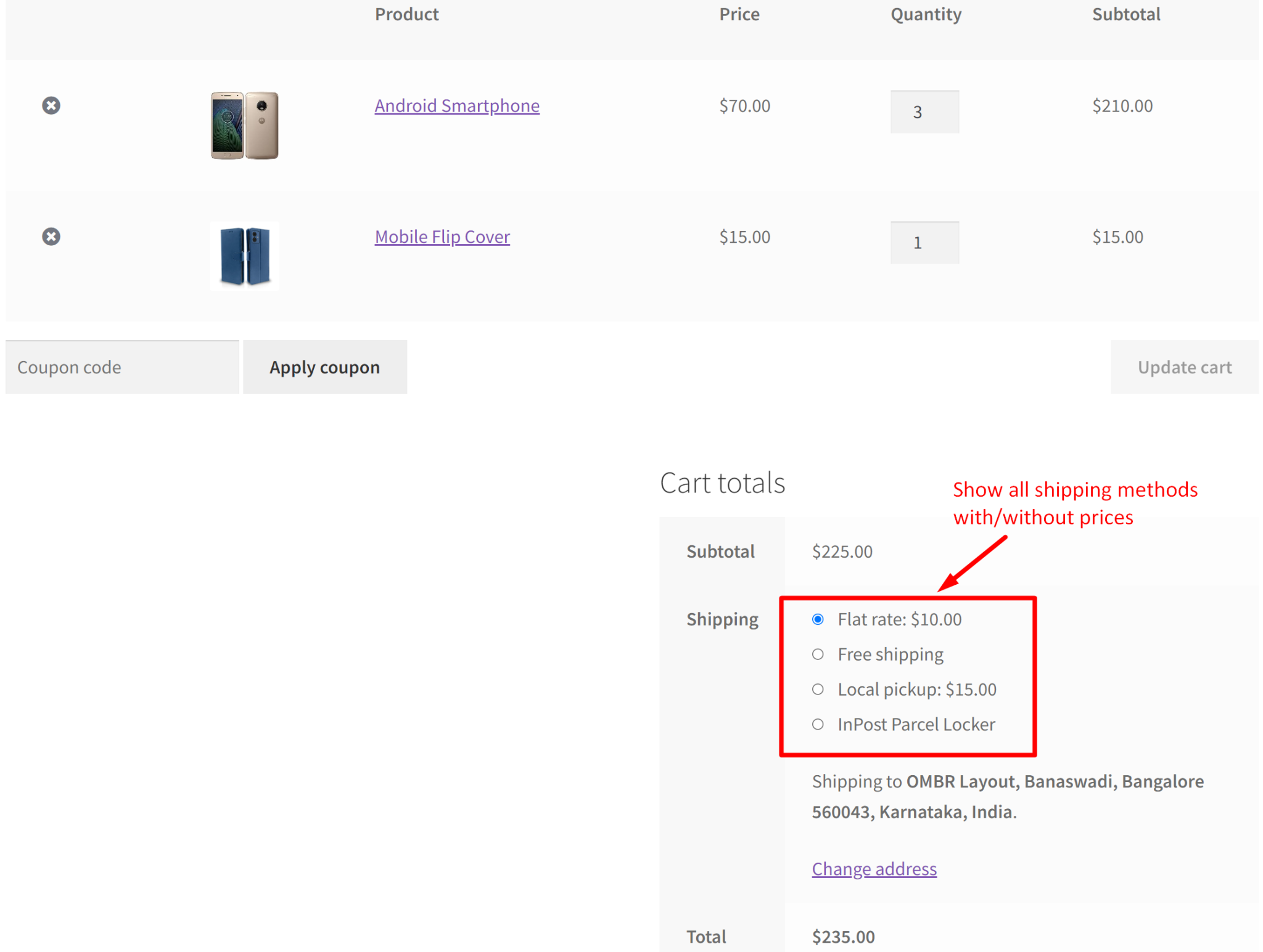 How to Hide WooCommerce Shipping Methods for Certain Conditions Programmatically - Tyche Softwares