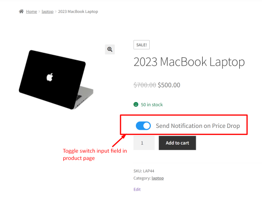 How To Add Toggle Switch As Product Input Field On Woocommerce Product