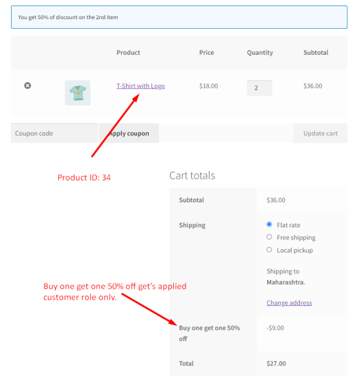 How to Apply BOGO (Buy One Get One) for Customer Role in WooCommerce? - Tyche Softwares
