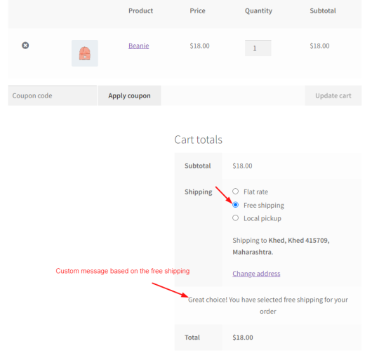 How to Display Custom Messages for Free Shipping in WooCommerce ...