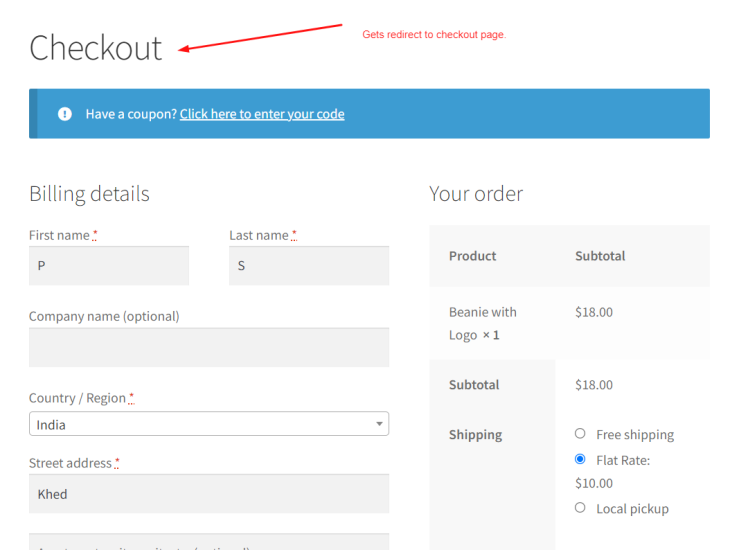 How to Customize the "Proceed To Checkout" Redirect Link in WooCommerce? - Tyche Softwares