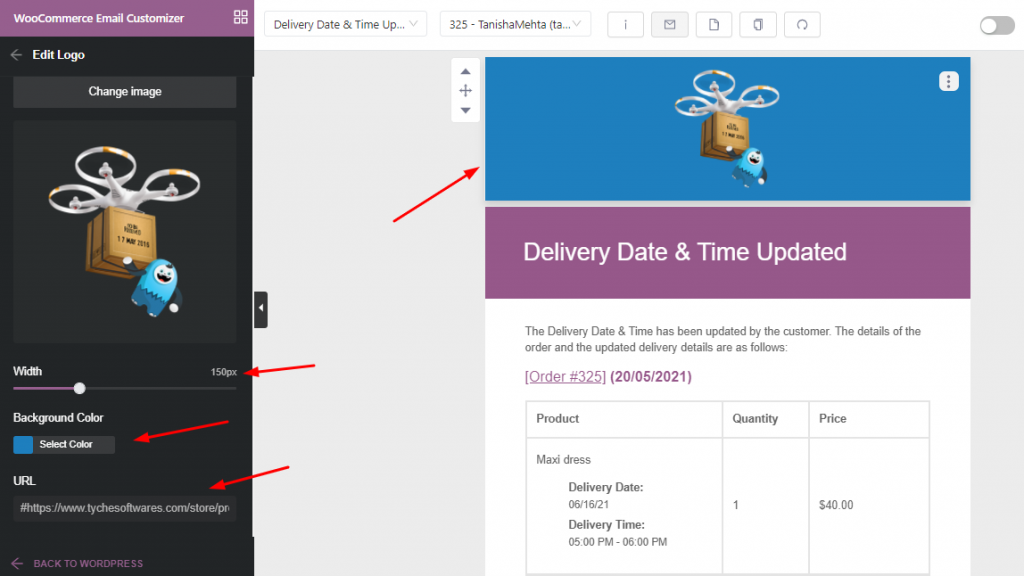 How to use WooCommerce email template customization plugin Yaymail with Order Delivery Date Pro ...