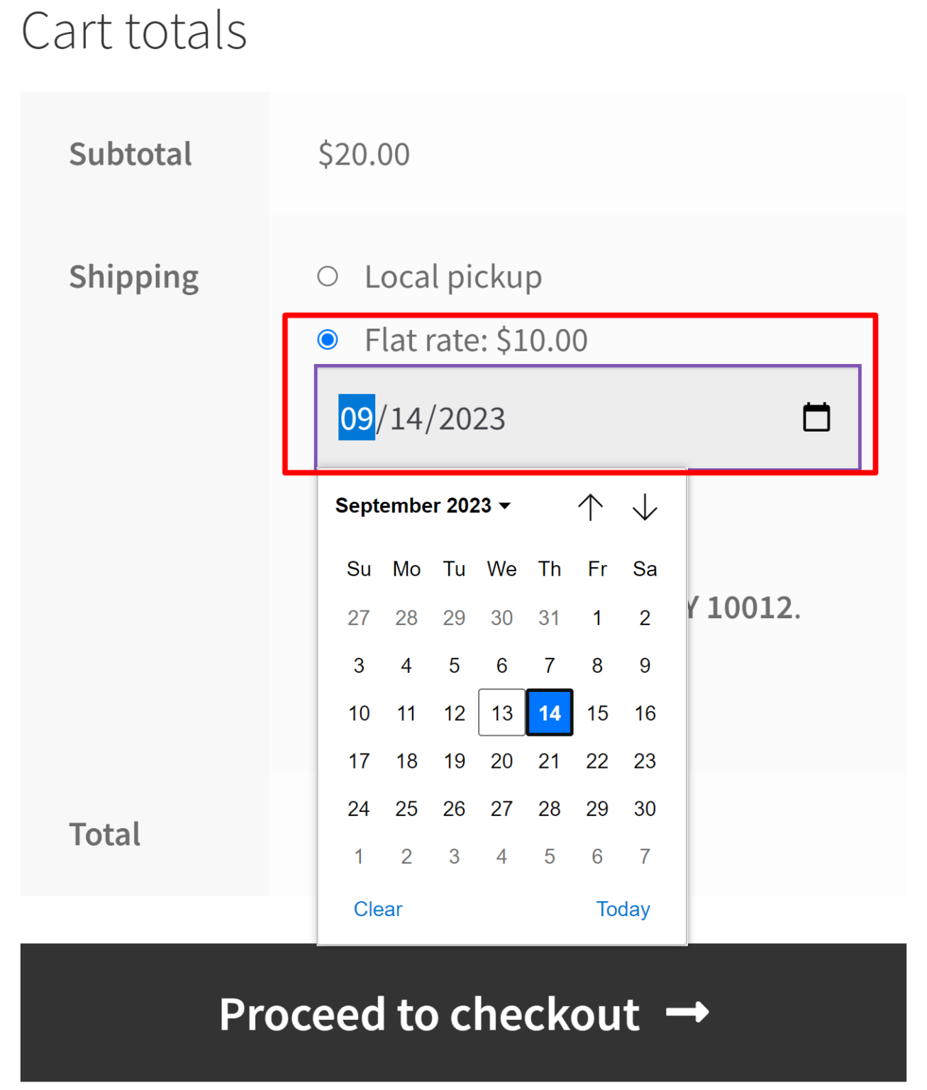 How to Add Delivery Date Field Below Shipping Methods in WooCommerce ...