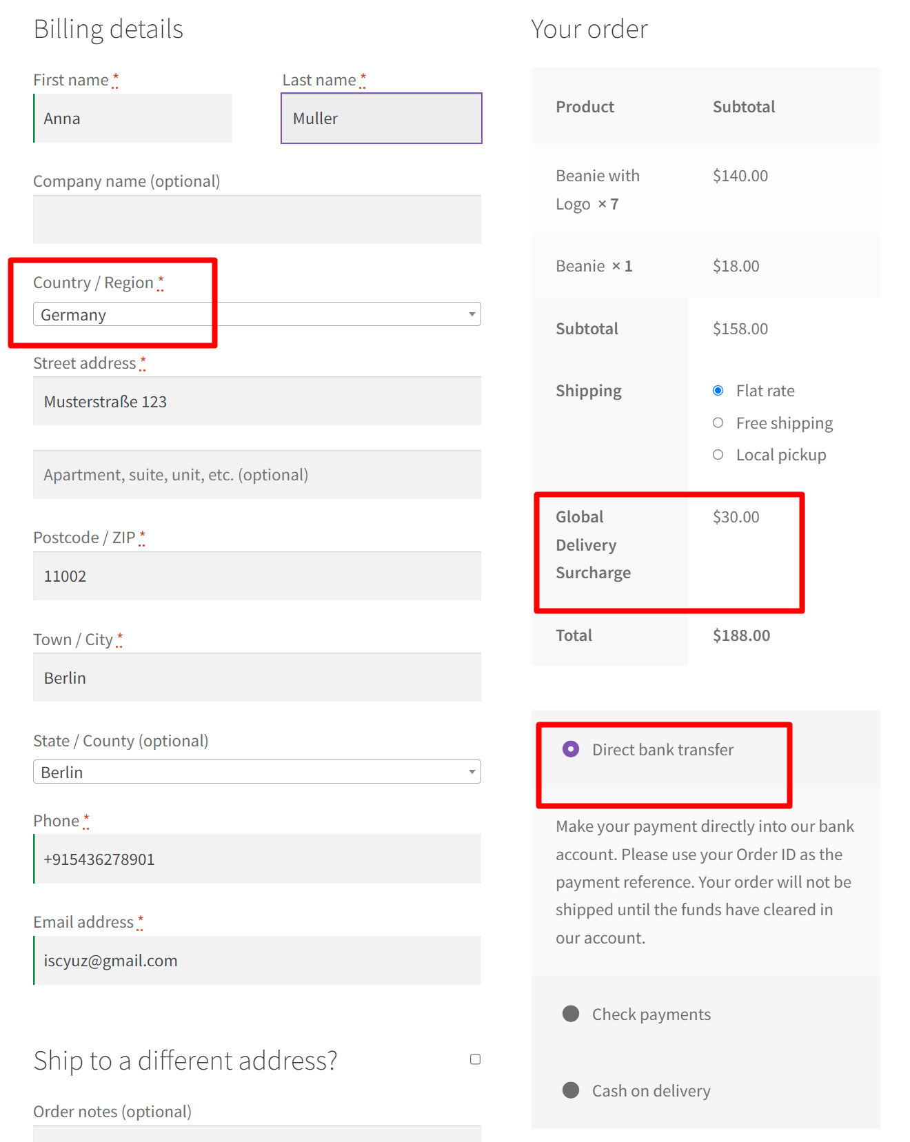 How to add Checkout fees based on Payment Gateway & Specific Country in WooCommerce? - Tyche ...