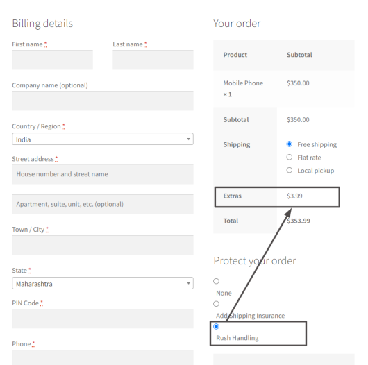 How to Add Checkout Fees Based on Custom Radio Button in WooCommerce ...