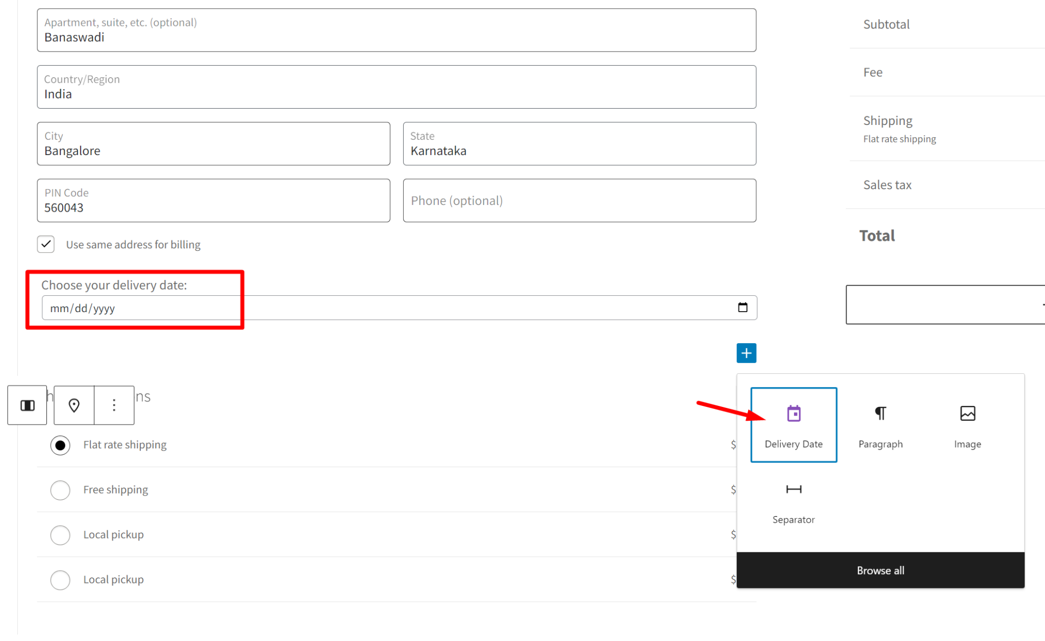 How To Add Date Field In Woocommerce Checkout Blocks Tyche Softwares 2598
