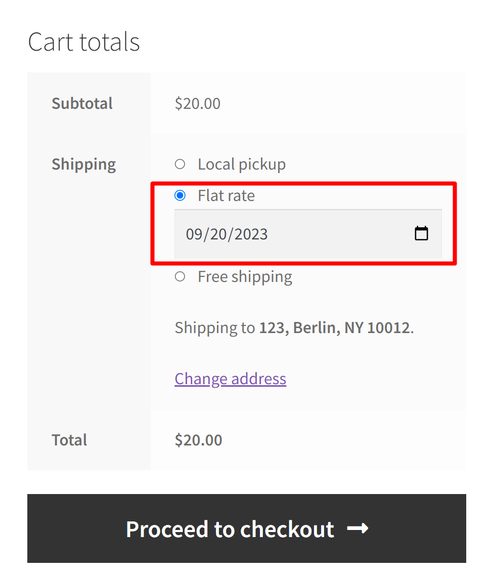 How to Add Delivery Date Field Below Shipping Methods in WooCommerce ...