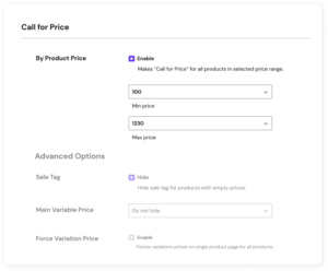 WooCommerce Call for Price - Setup WooCommerce Call for Price Button - Tyche Softwares