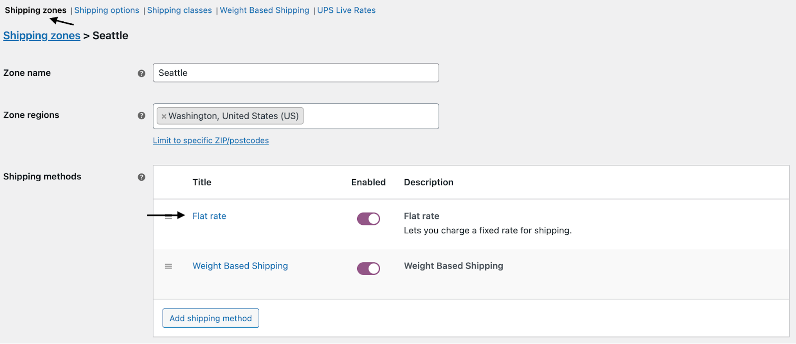 How to Configure Flat Rate, Free Shipping & Table Rate Shipping in WooCommerce - Tyche Softwares