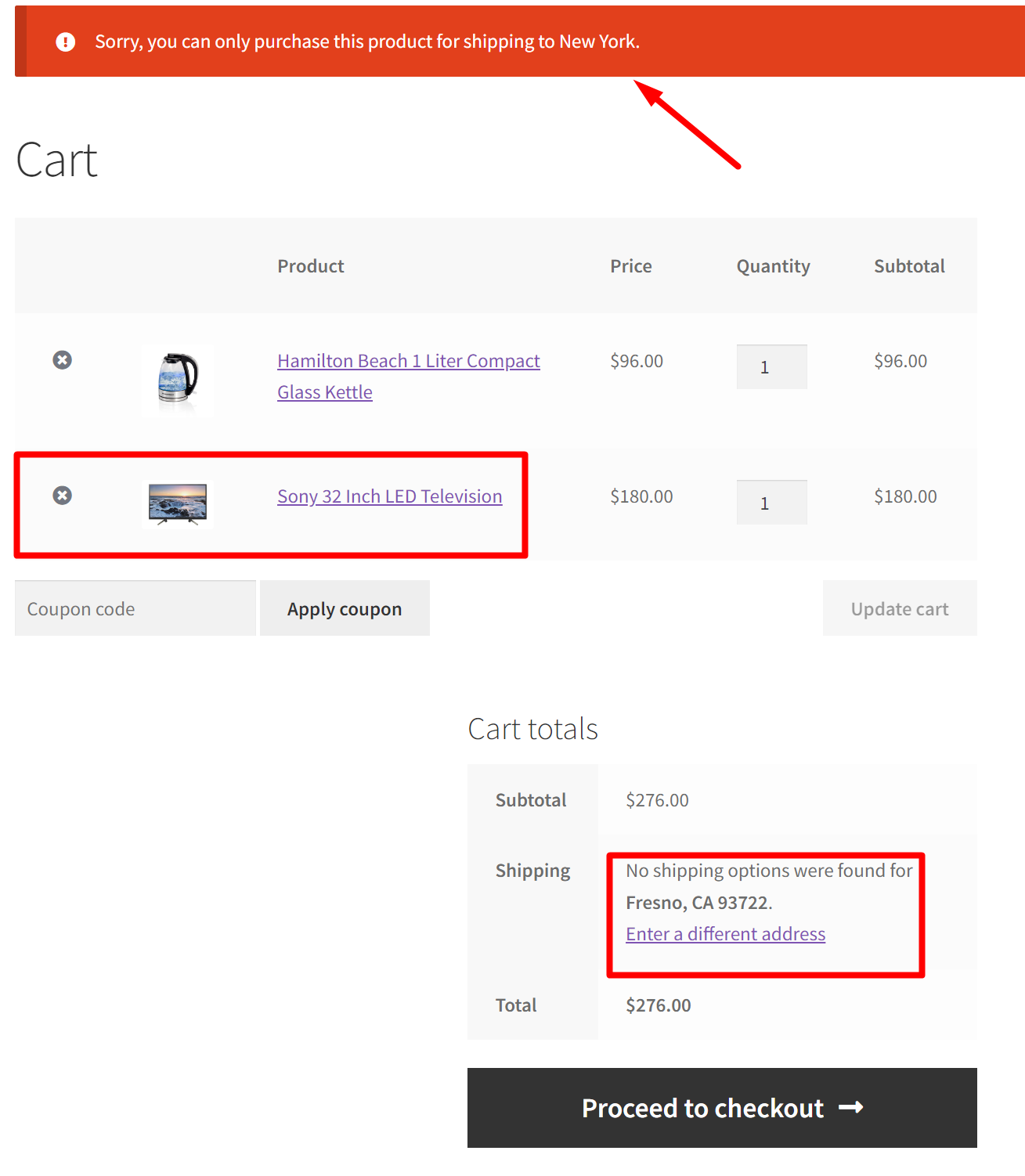 How to Hide a Shipping Method Based on Product and State in WooCommerce? - Tyche Softwares