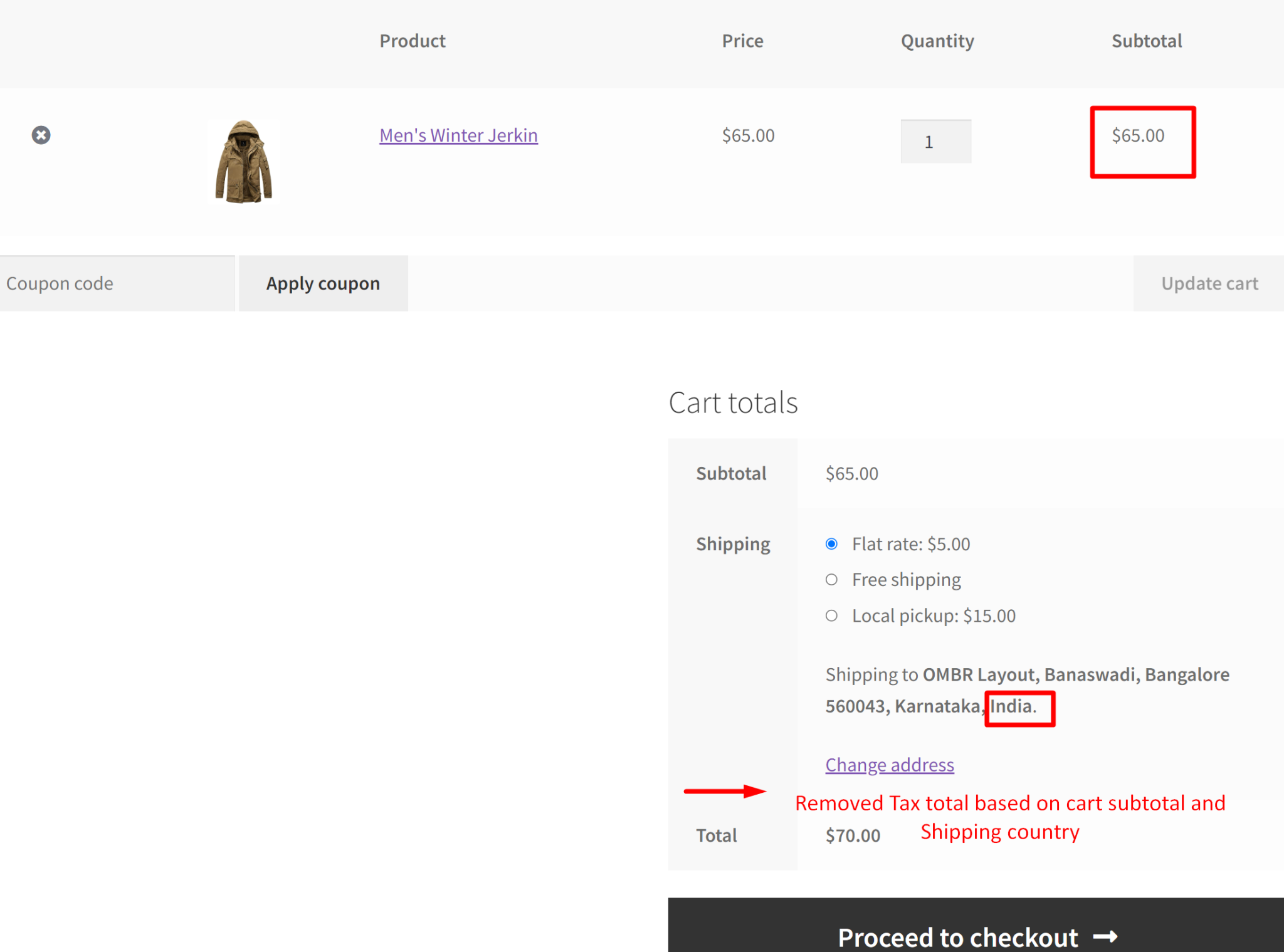How to Remove All Taxes in WooCommerce for a Minimum Cart Total and Specific Countries? - Tyche ...