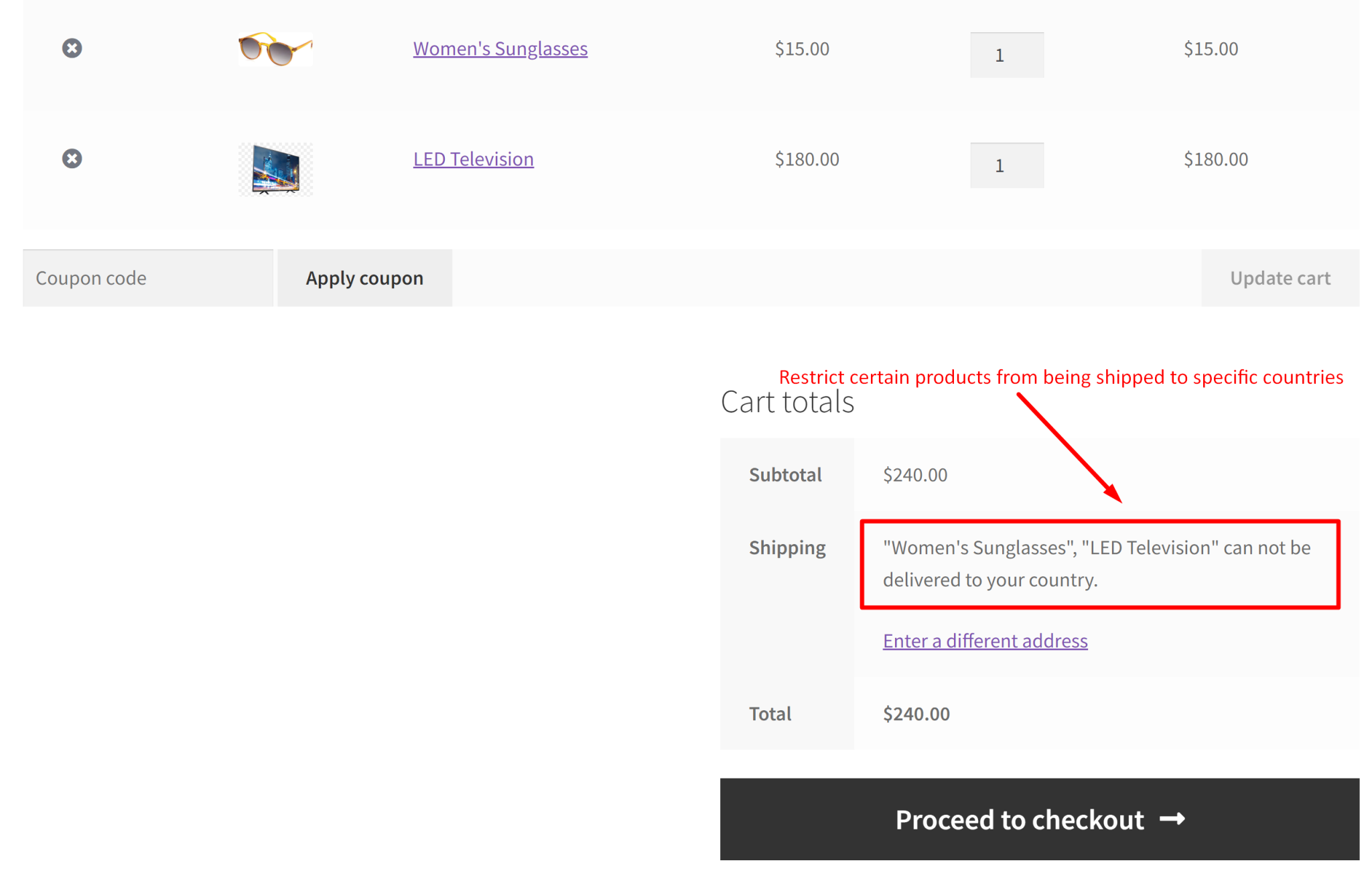 How To Disable Shipping For Certain Products And Countries In